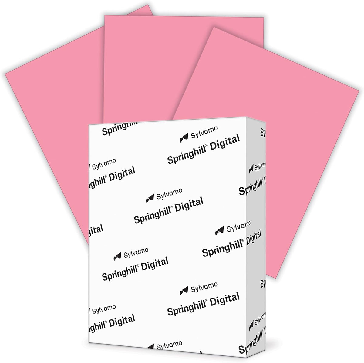 Springhill 110 lb. Paper, 8.5" x 11", Cherry Color, 250 Sheets/Case (0 ...