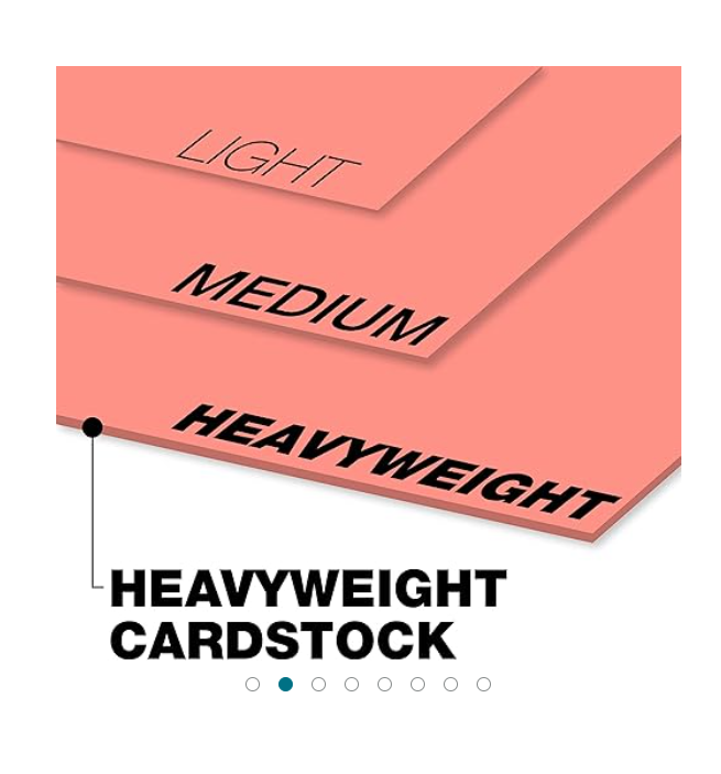 Springhill Digital Index Colors, 8.5" x 11" Carton Copy Paper, 90 lbs ...